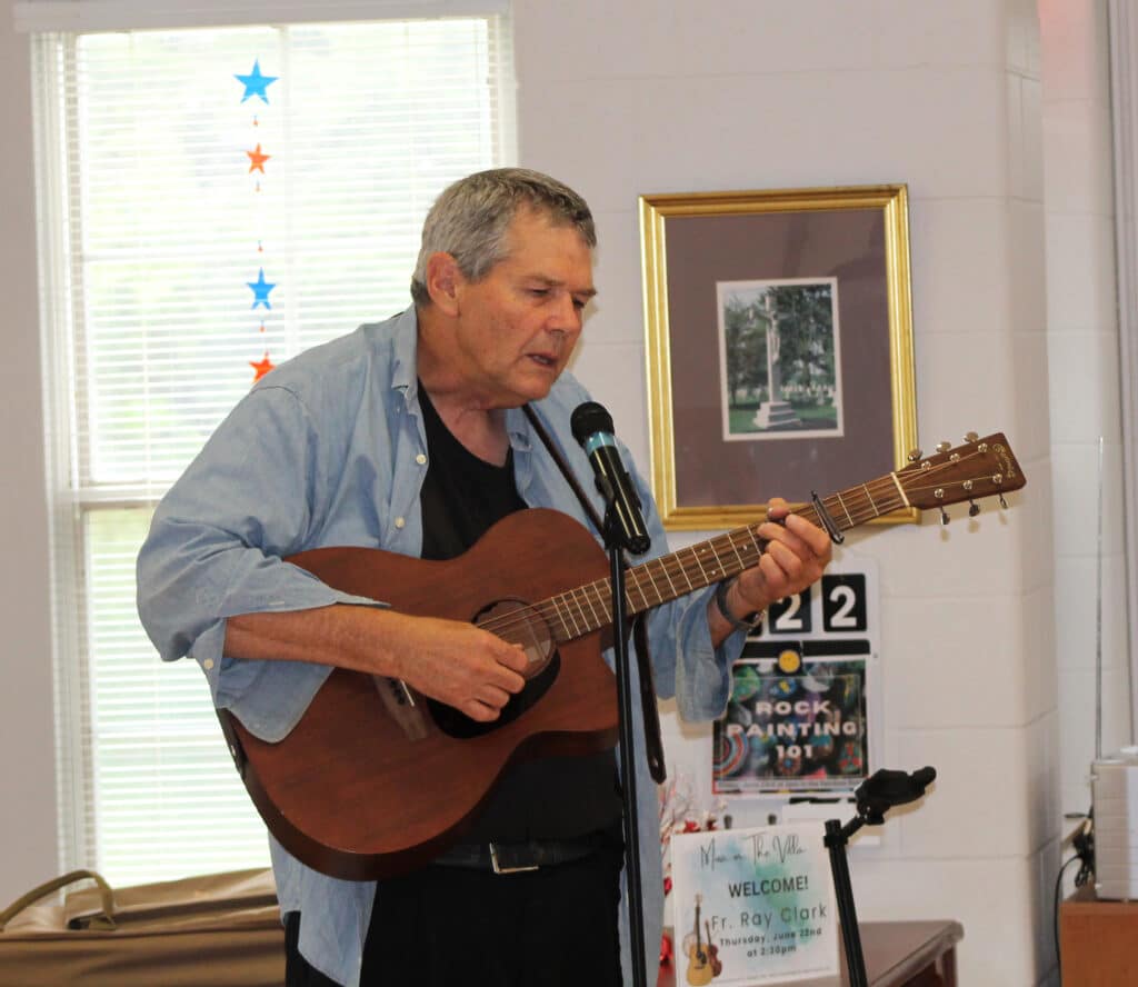 Father Ray Clark entertains the Ursuline Sisters with music – Ursuline ...
