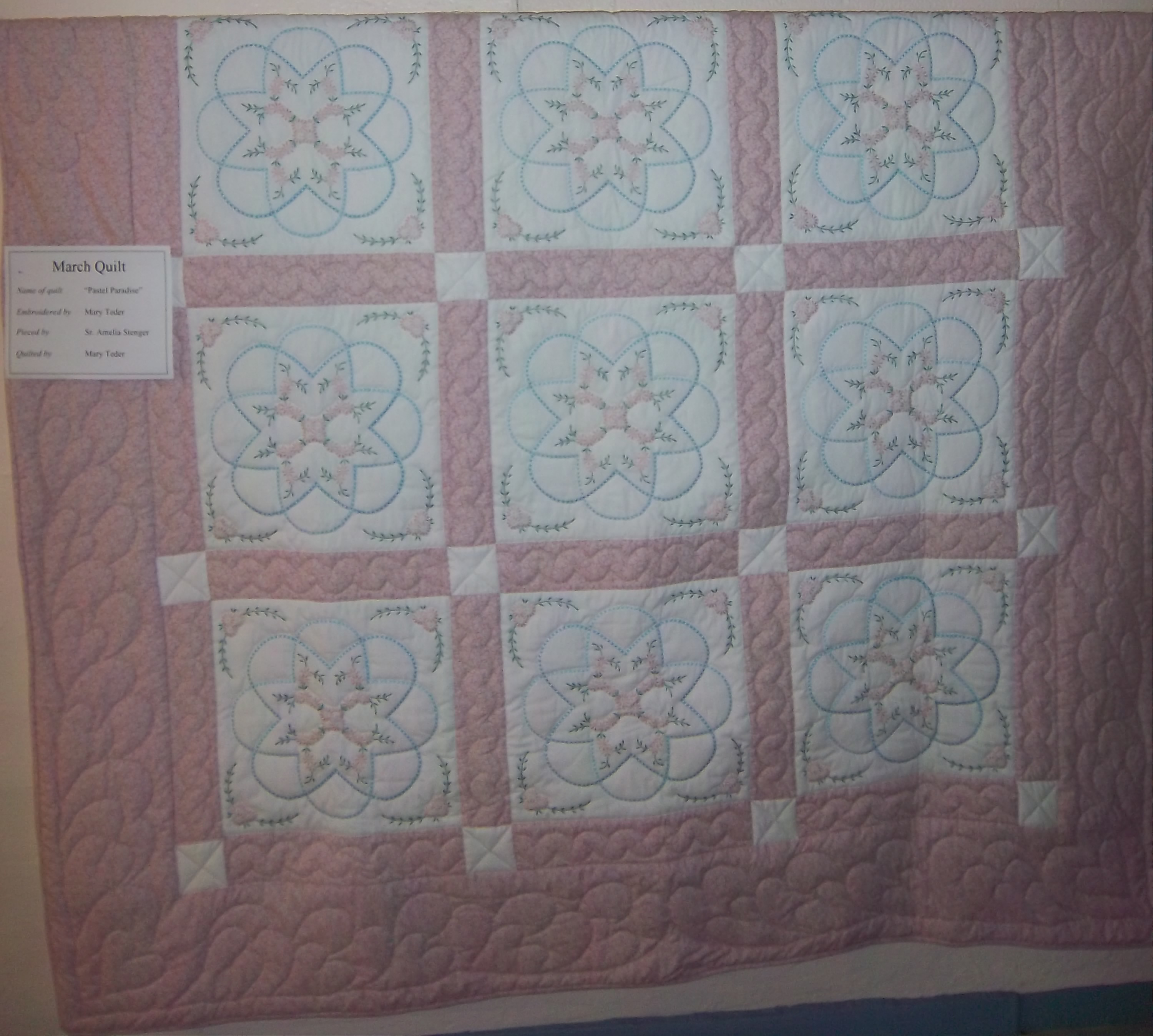 March Quilt – Ursuline Sisters of Mount Saint Joseph – Maple Mount ...